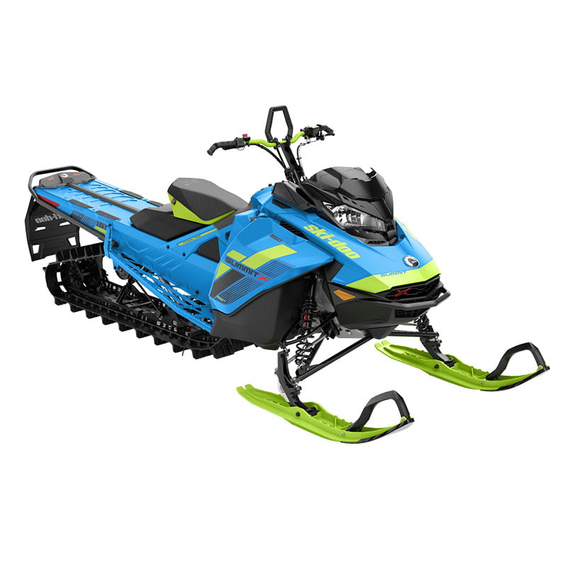 Ski-Doo Summit X 165 850 E-TEC SHOT Octane Blue/Manta Green 2018 - Hans ...