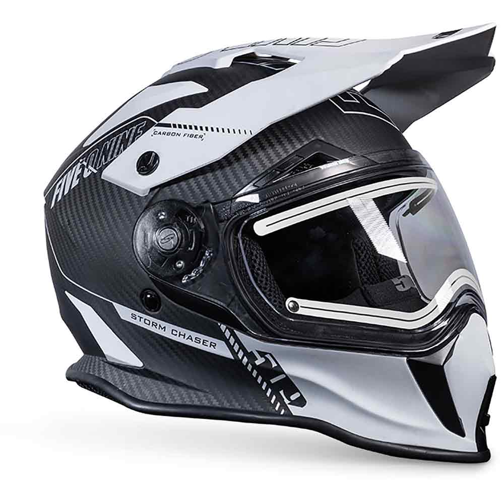509 Delta R3 Carbon Fiber Ignite Helmet (ECE) - Storm Chaser - Hans ...